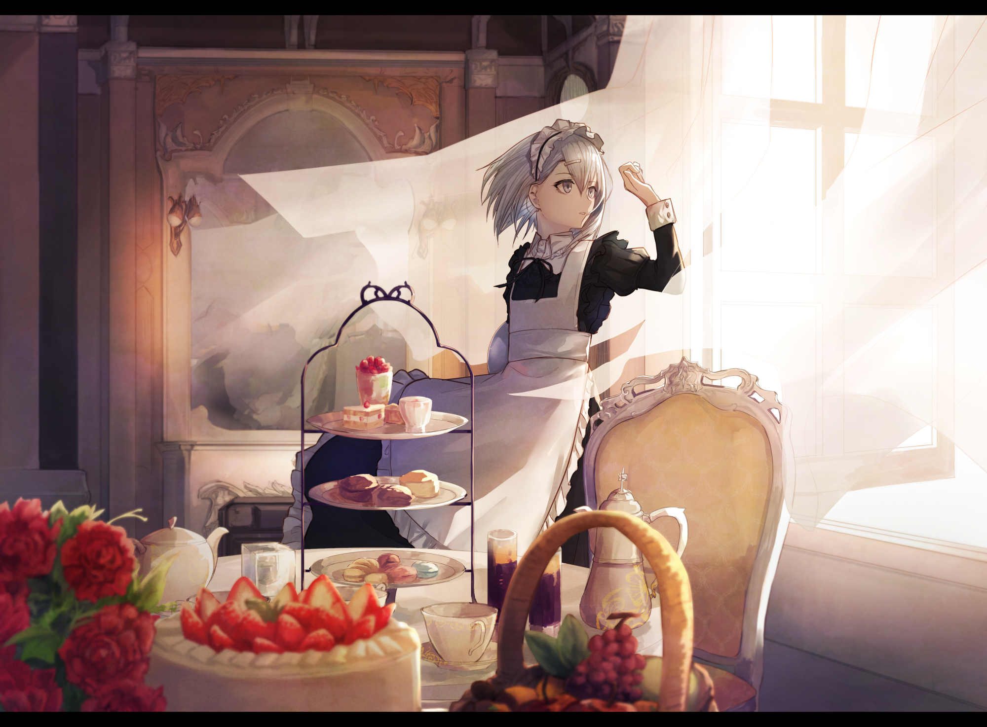 [original] "Tea party preparations done!" : r/awwnime