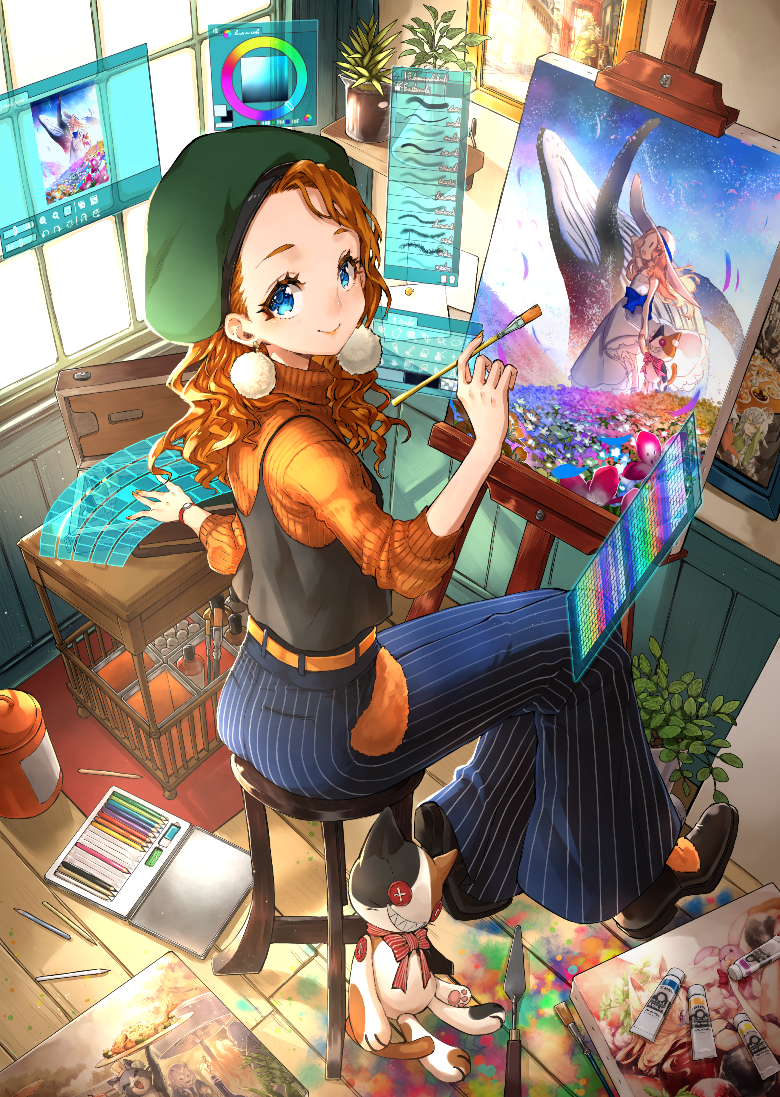 Painting. [Original] : r/awwnime