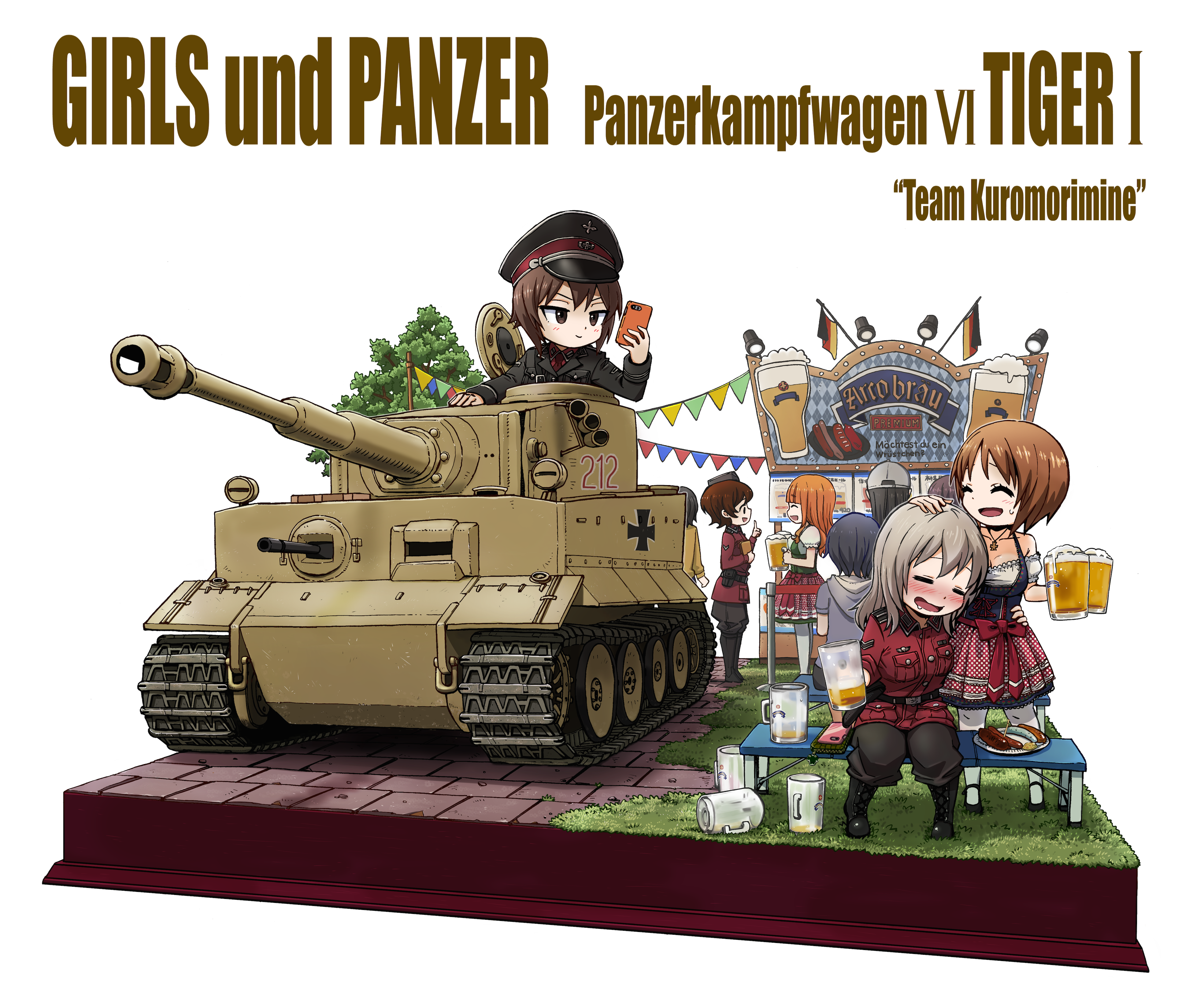 It's a German thing. [Girls und Panzer] : r/awwcoholics