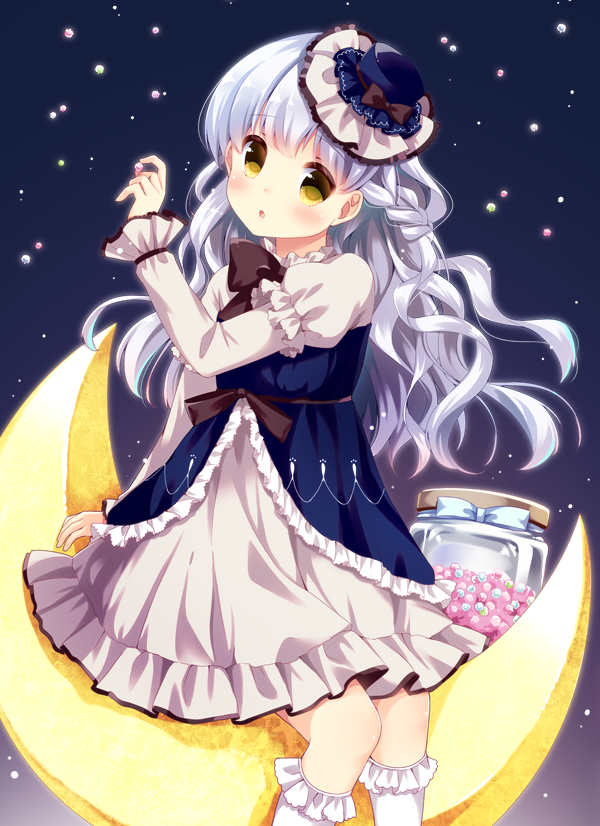 Moon girl [Original] : r/awwnime