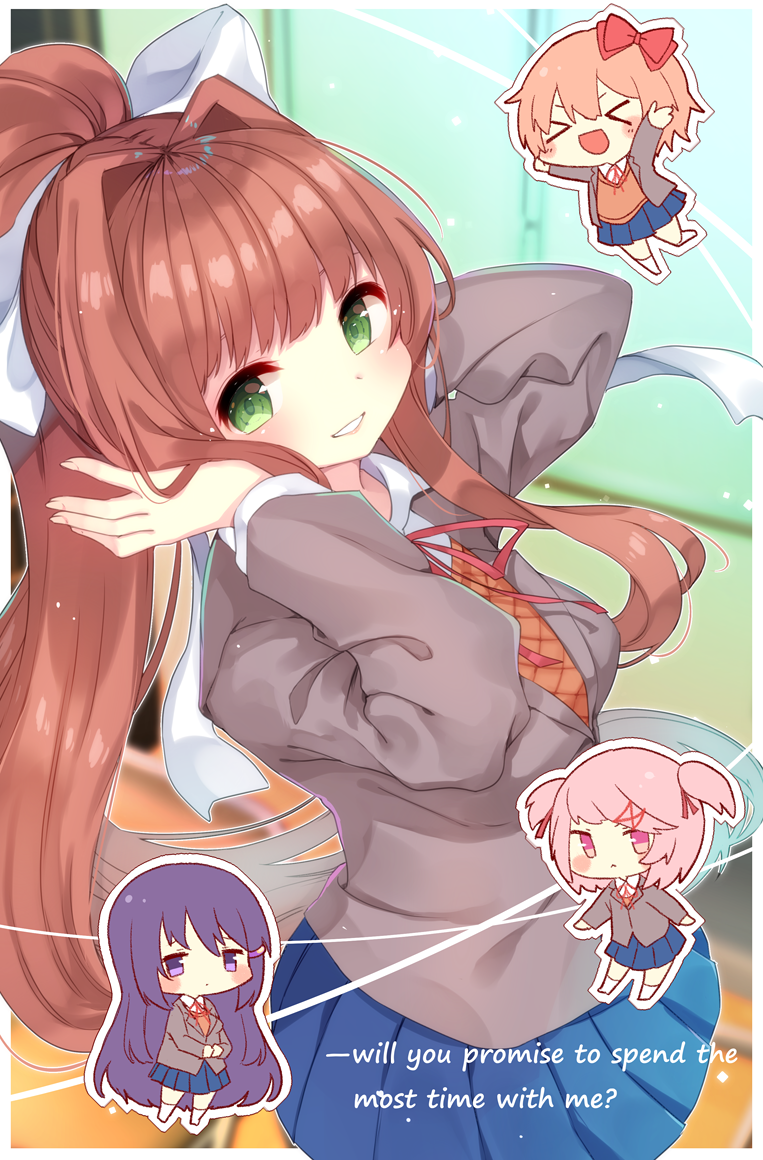 Will you promise to spend the most time with me? : r/DDLC