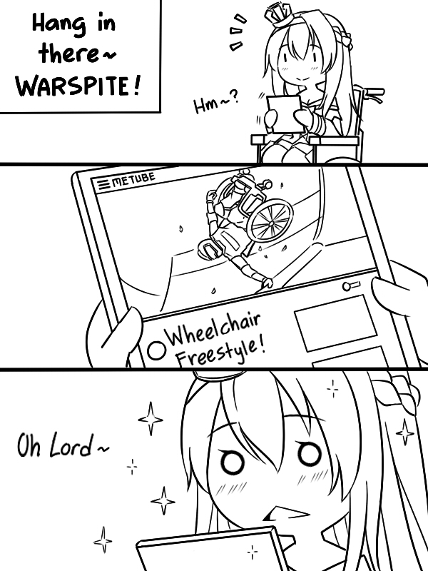 Warspite geting some ideas : r/KanMusu