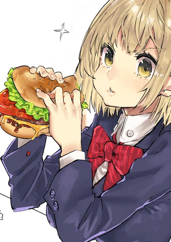 A big bite [original] : r/awwnime