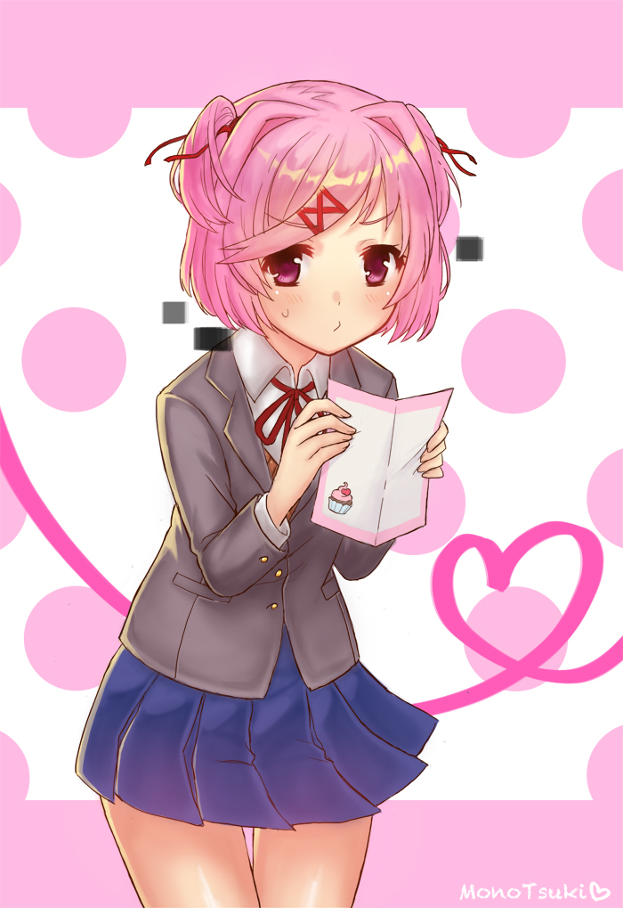 Nervous Natsuki. : r/DDLC