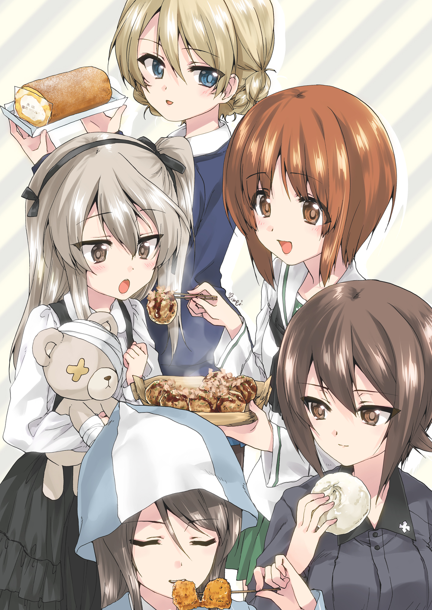 Captains eating [Girls und Panzer] : r/awwnime