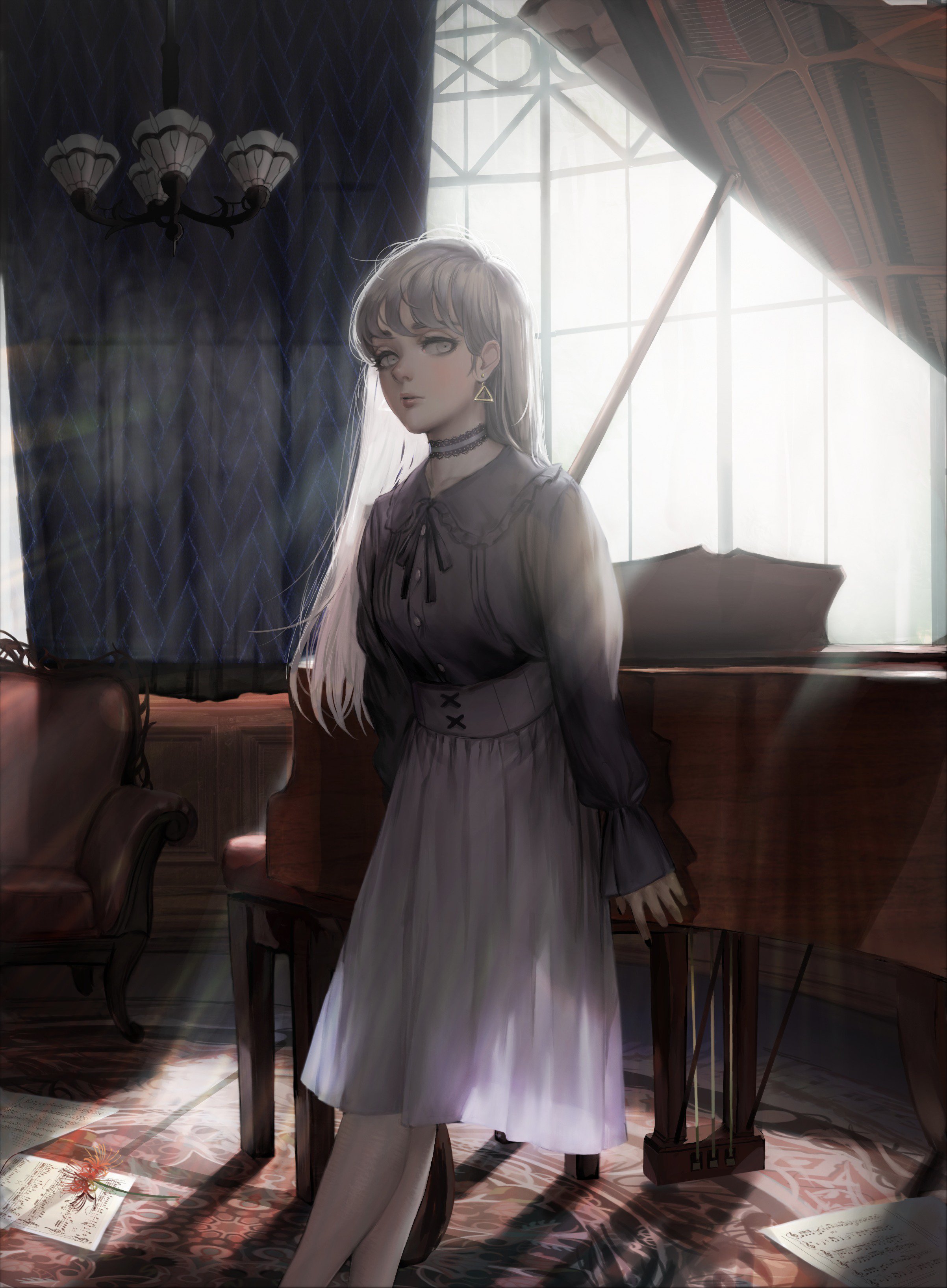 Ice cold beauty [original] : r/awwnime