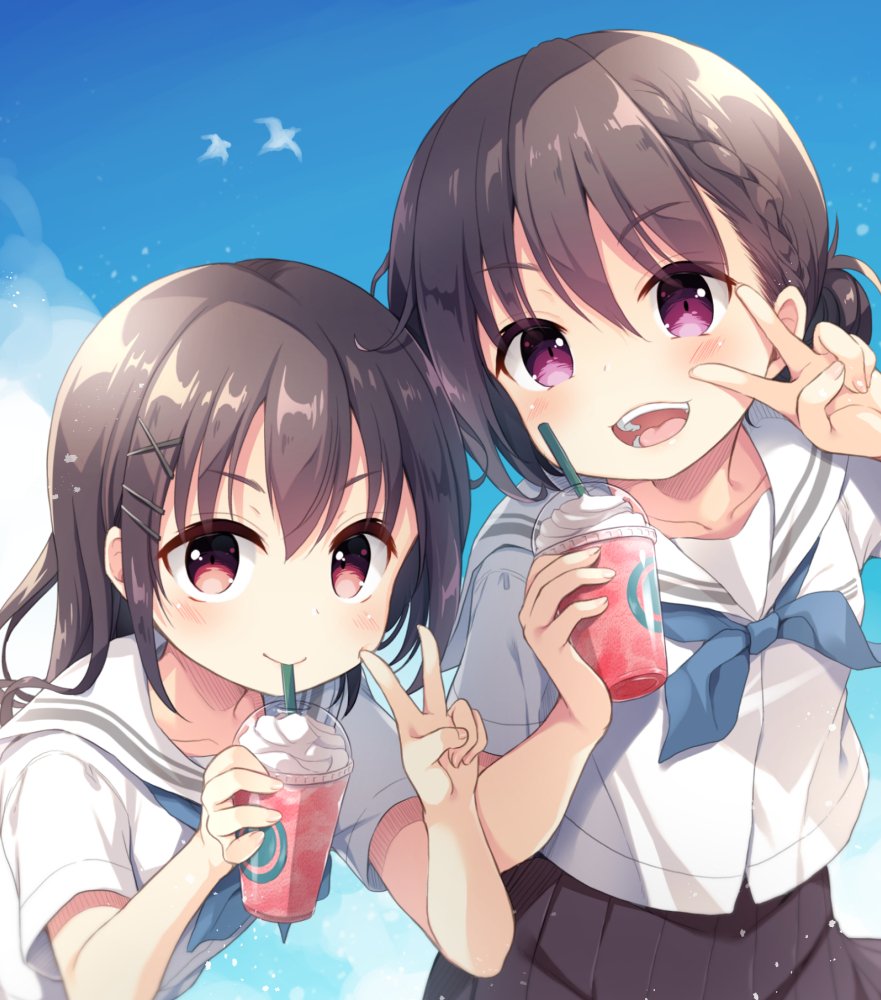 Best Friends [Artist's Original] : r/awwnime