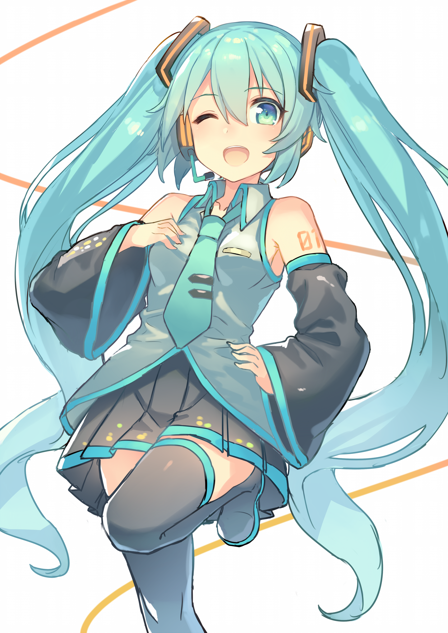 Miku [Vocaloid] : r/awwnime