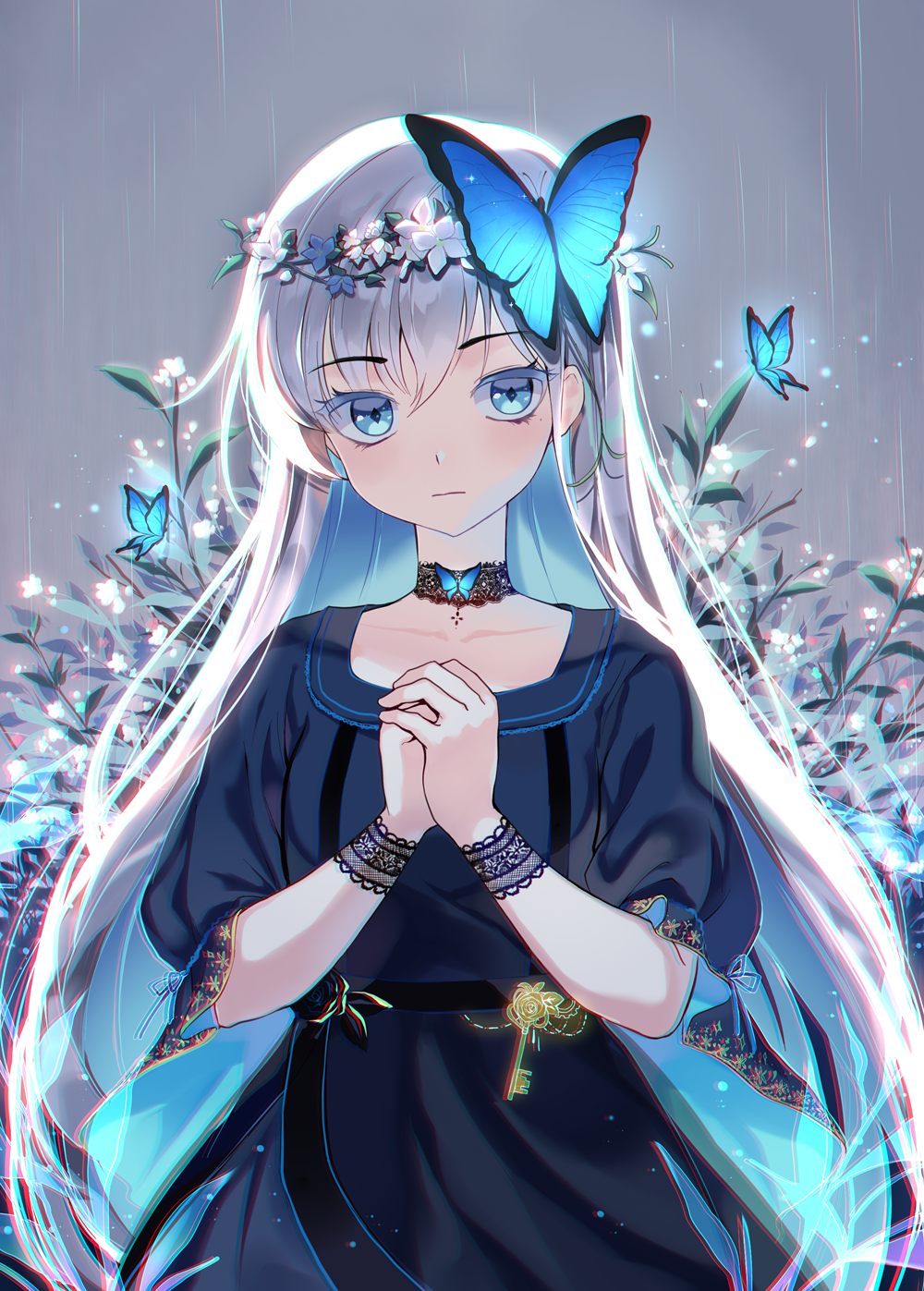 Blue [Original] : r/awwnime