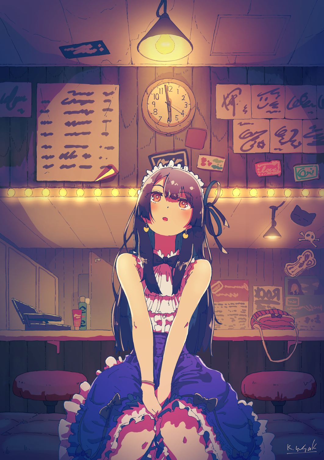 Almost closing time [Original] : r/awwnime