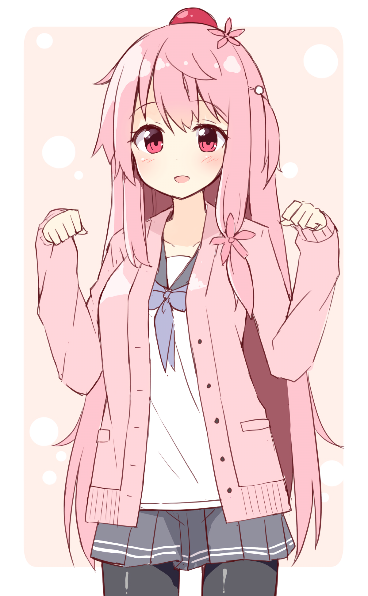 Pink. [Artist's original] : r/awwnime