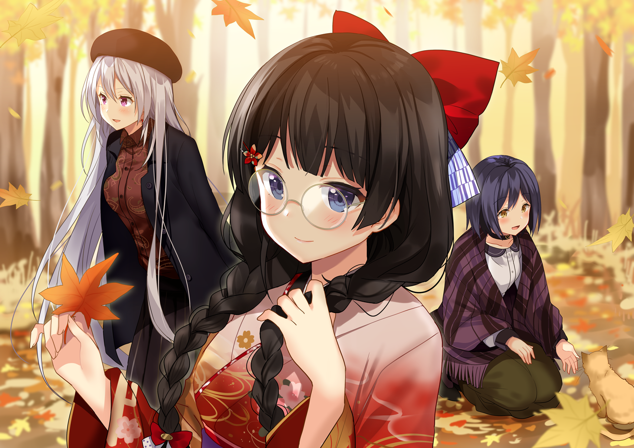 Youtubers in fall [Virtual Youtubers] : r/awwnime