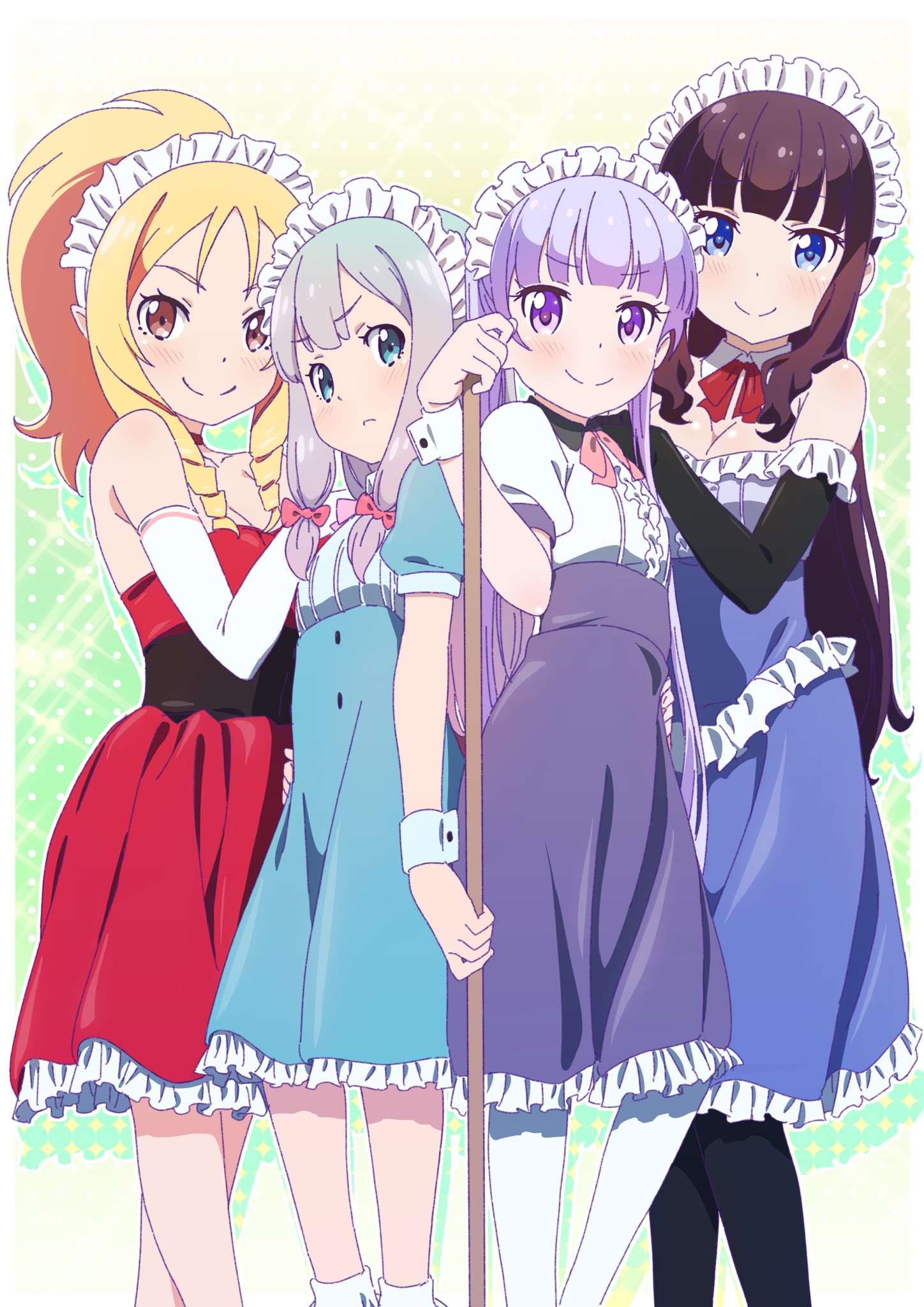 Four Maids [NEW GAME x Eromanga-sensei] : r/awwnime