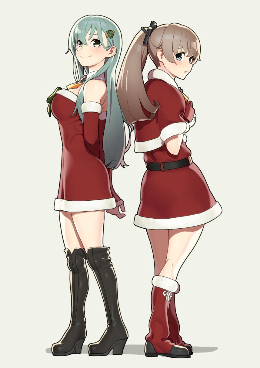 Santa Helpers [Kantai Collection] : r/awwnime