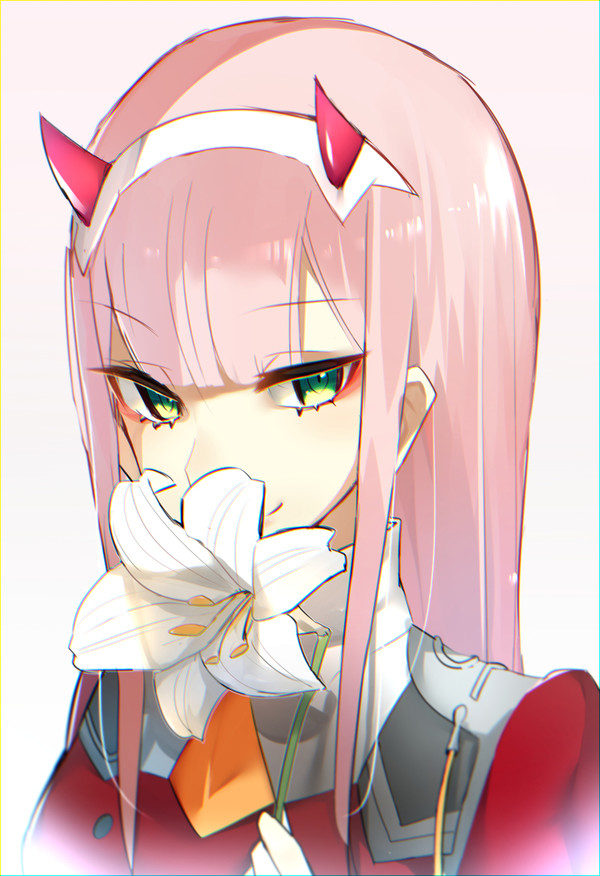 A pretty flower for a pretty dino : r/ZeroTwo