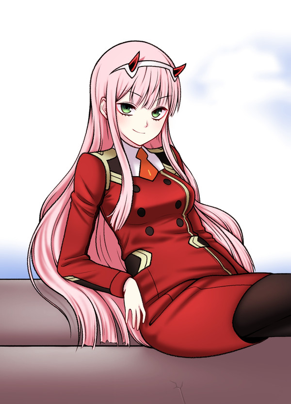 Zero Two With A Smirk : r/ZeroTwo