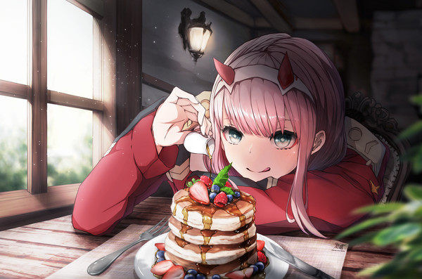 A Sweet Cake For A Dino! : r/ZeroTwo