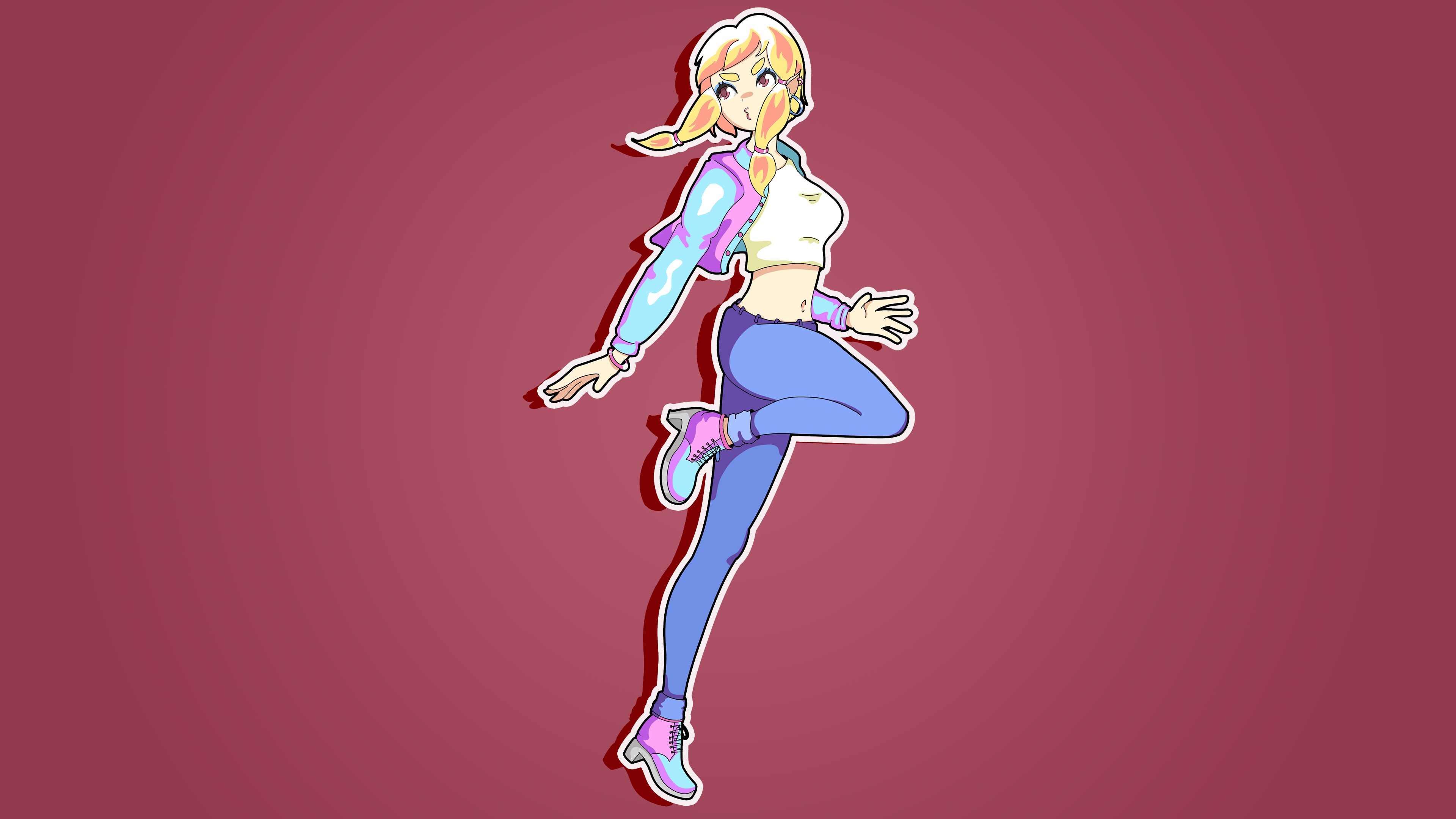 Energetic Girl [Original] : r/awwnime