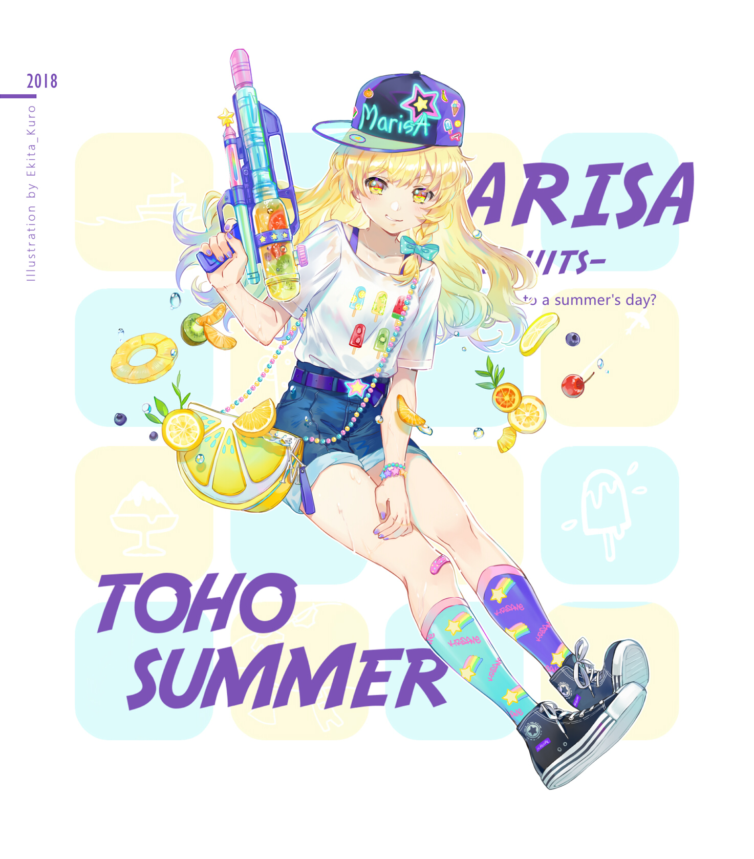 Touhou Summer Marisa [by Ekita玄] : r/TouhouArt