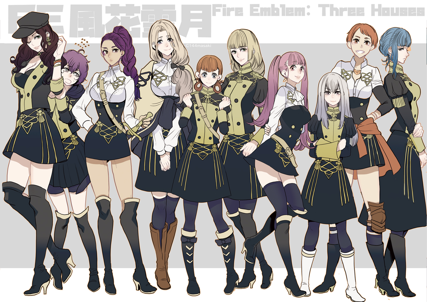 The gals of Garreg Mach [Fire Emblem Three Houses] : r/awwnime