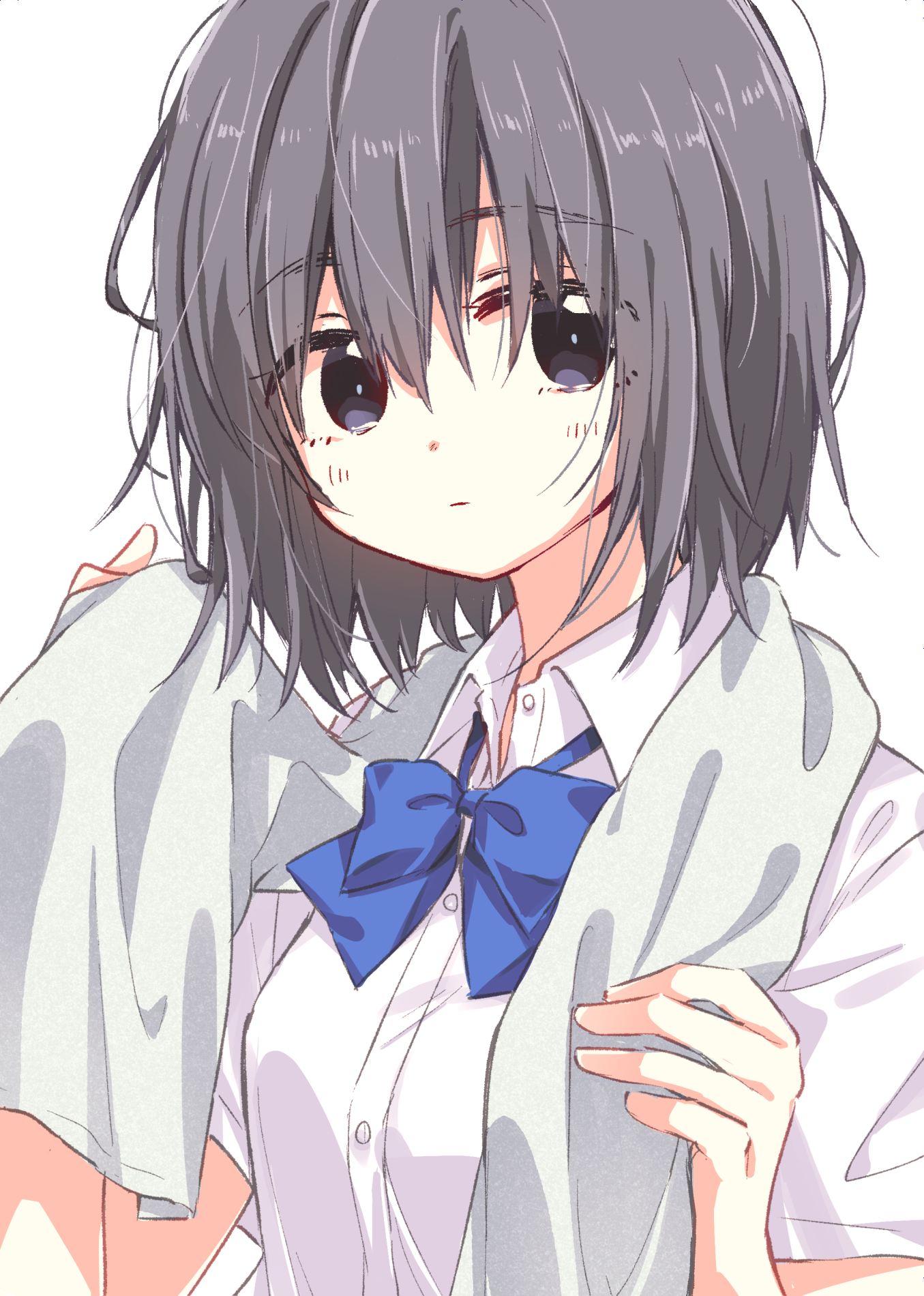 Drying hair [Original] : r/awwnime