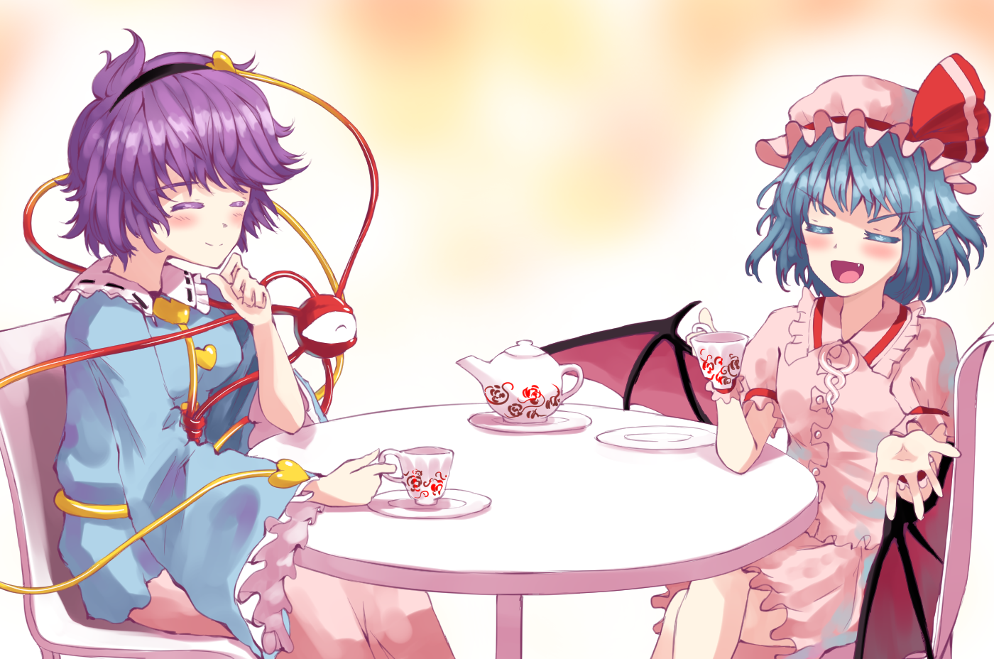 Elder sisters' tea party [Touhou] : r/cutelittlefangs