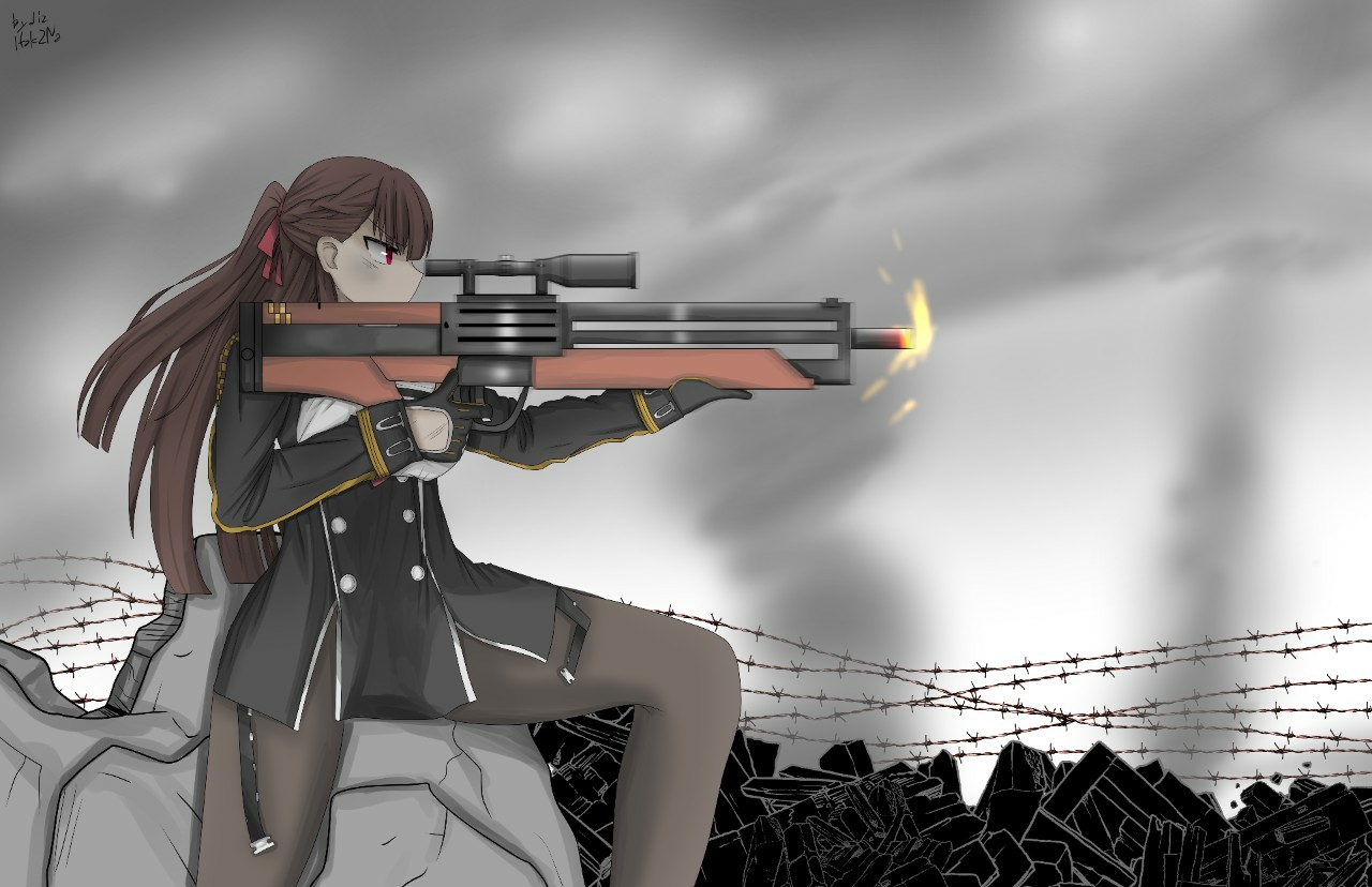 WA2000 in battle. : r/OneTrueRaifu