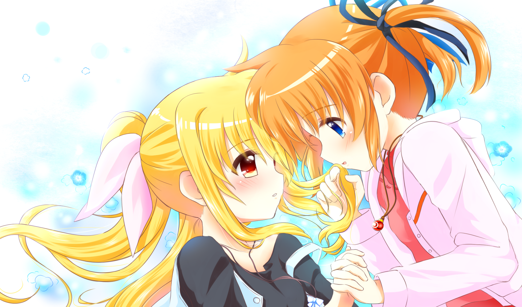Just two magical girls [Lyrical Nanoha] : r/awwnime