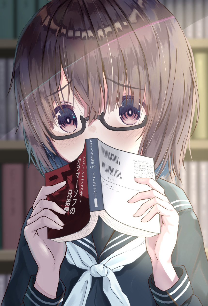 Bookworm [Original] : r/awwnime