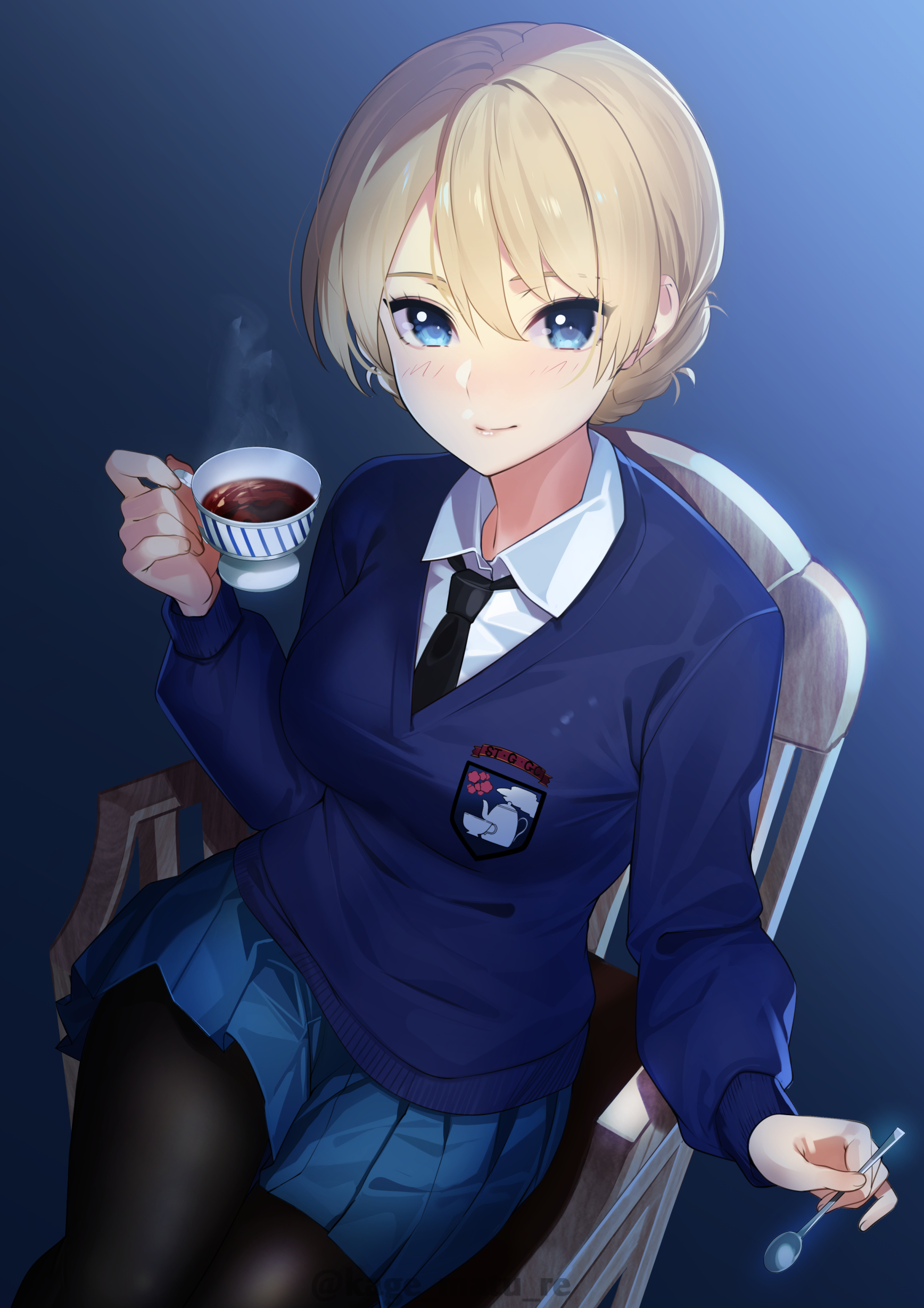 It's always tea time with Darjeeling. [Girls und Panzer] : r/awwnime