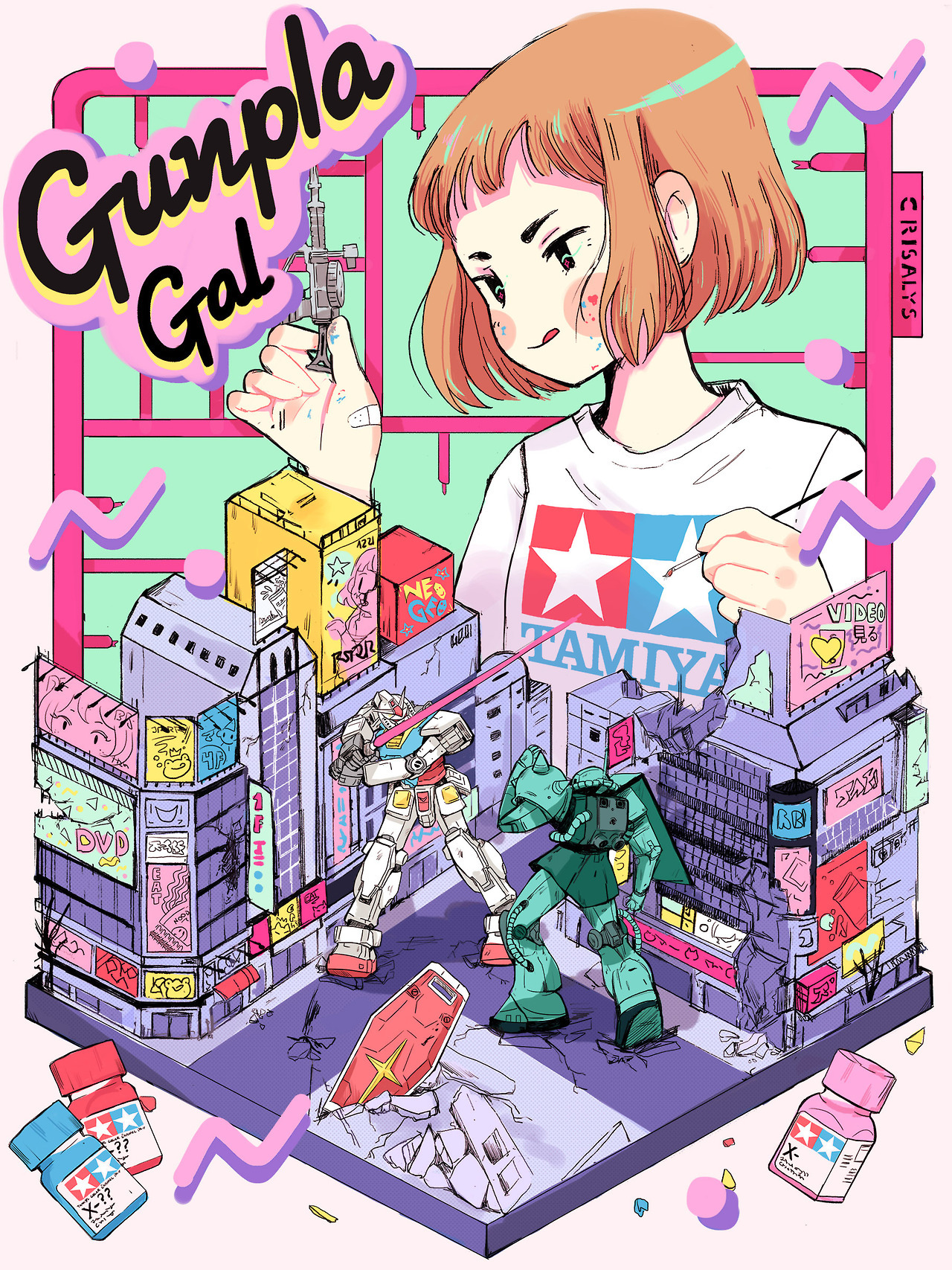 Gunpla Gal by Crisalys : r/ImaginarySliceOfLife