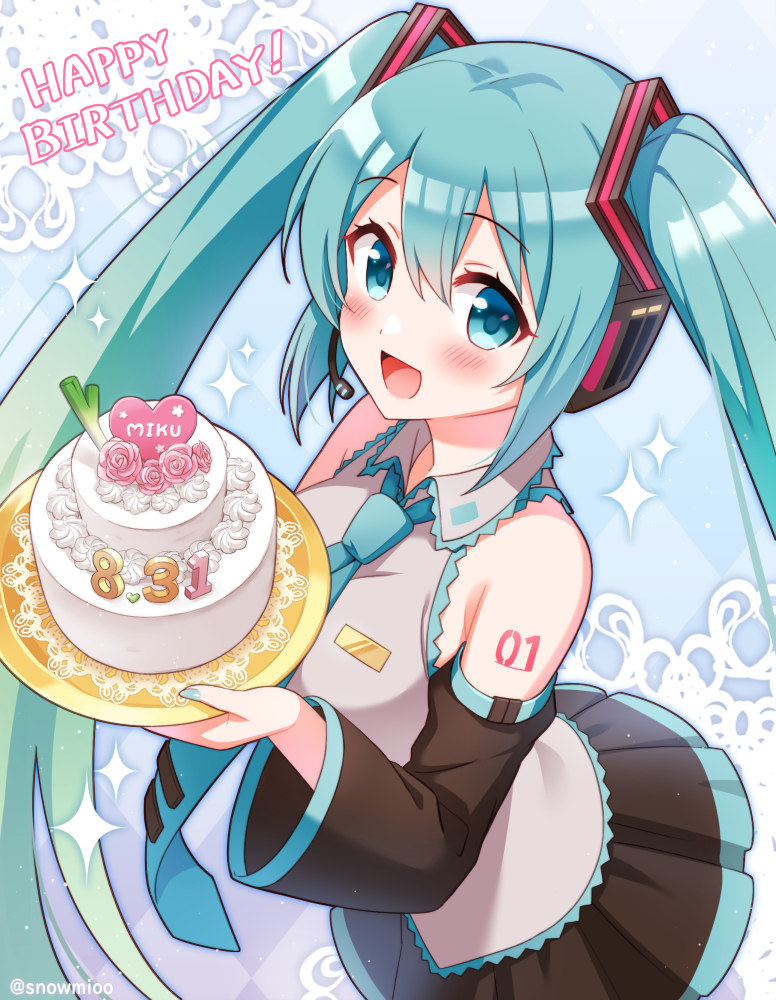 Cake for Miku [Vocaloid] : r/awwnime