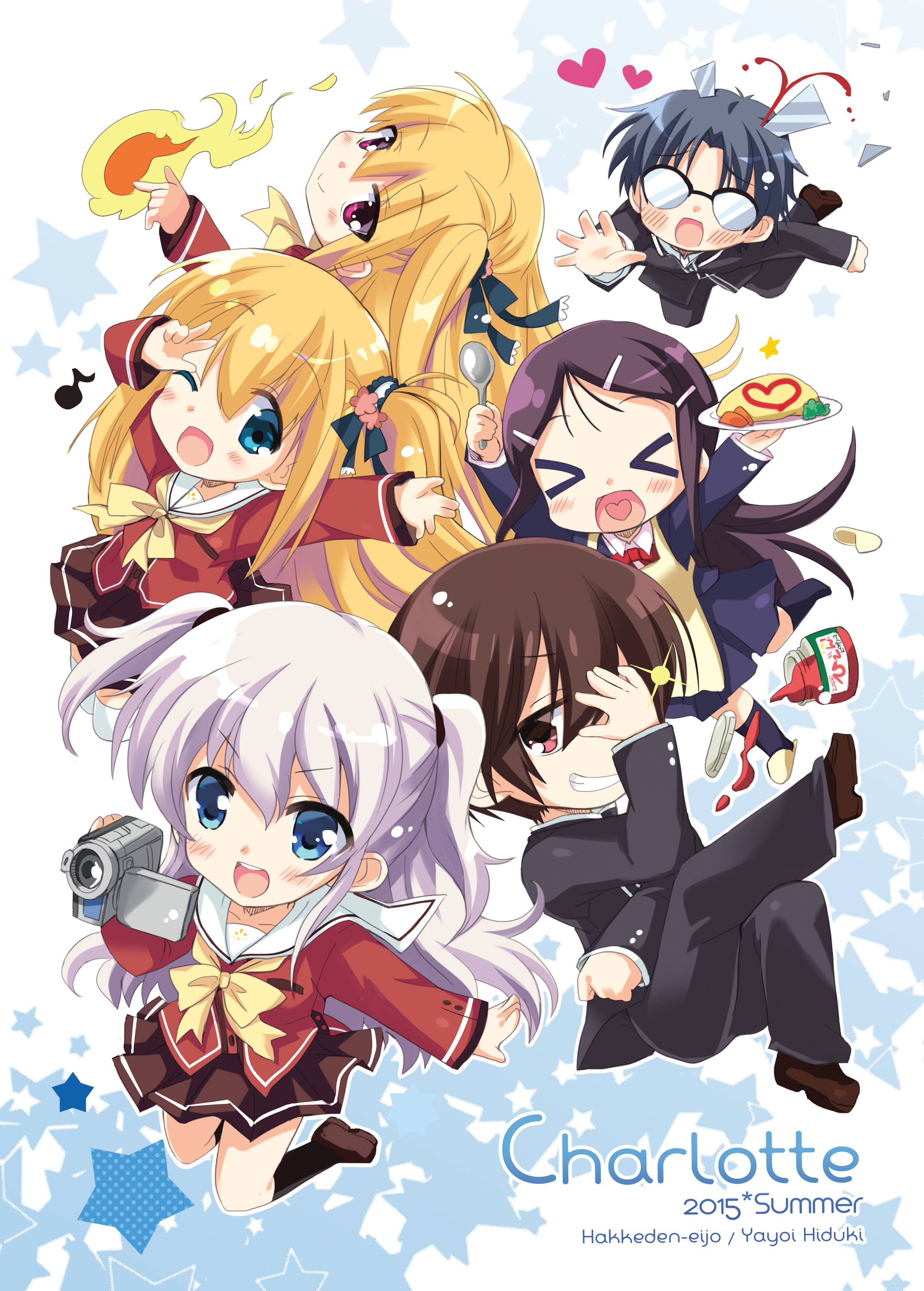 The cast [Charlotte] : r/awwnime