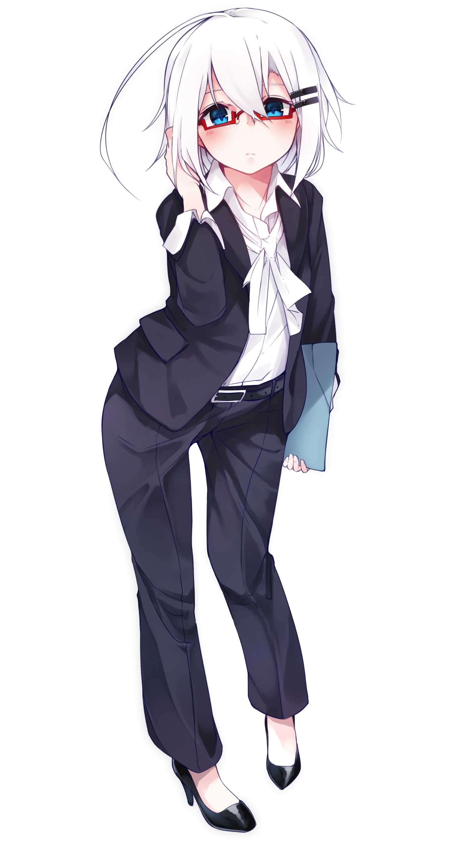 Pantsuit [Original] : r/awwnime