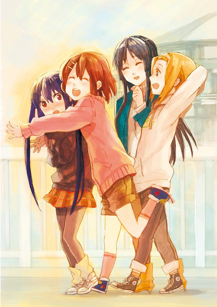 Daily YuiAzu #58: "Yui-senpai! Don't do it in front of Mitsu-senpais ...