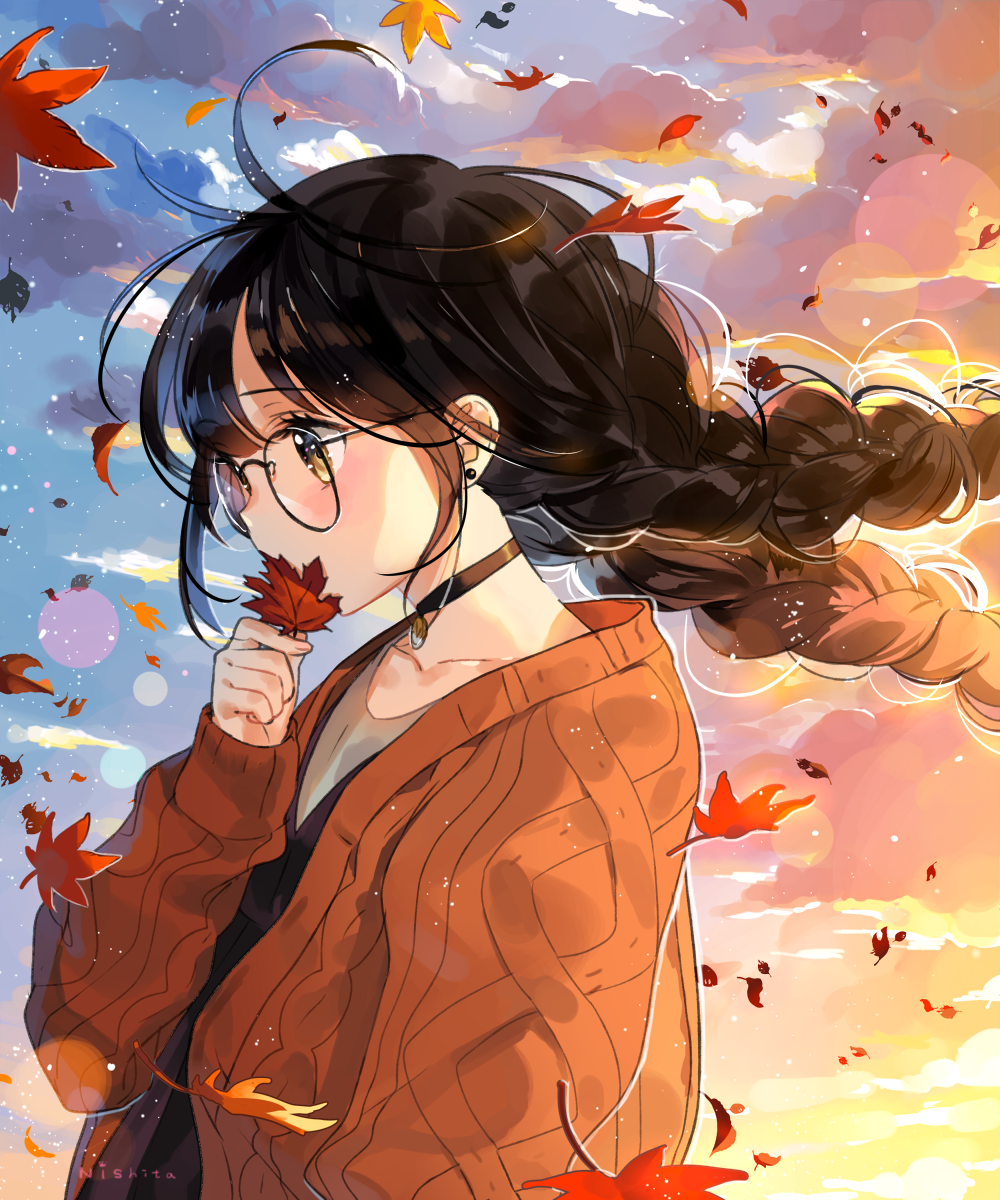 Autumn wind [Original] : r/awwnime
