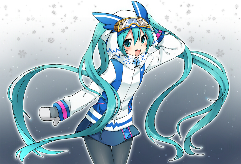 Snow Miku! [Hatsune Miku, Vocaloid] : r/awwnime