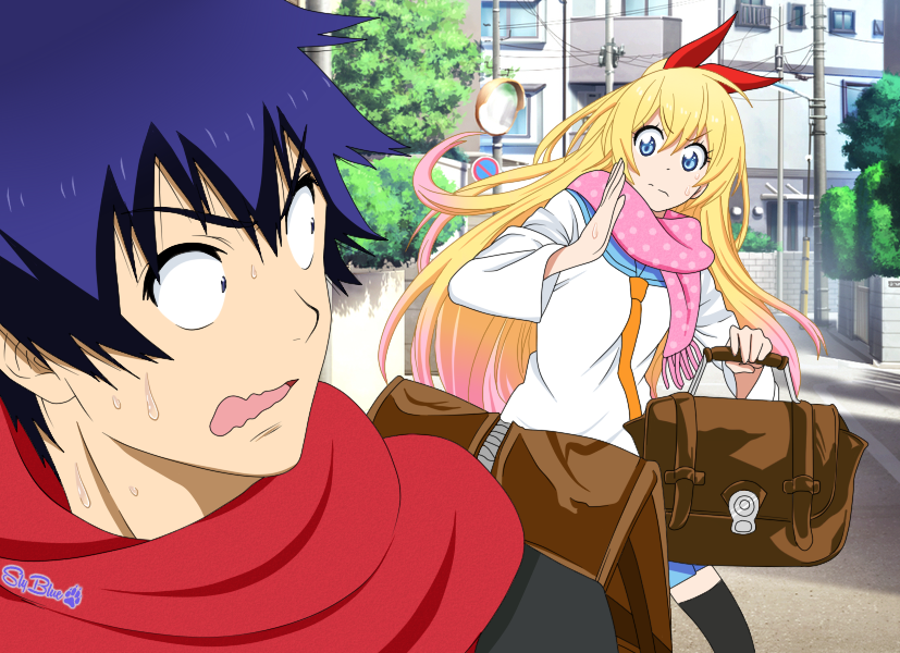 Chitoge And Raku Nisekoi Rtsunderes