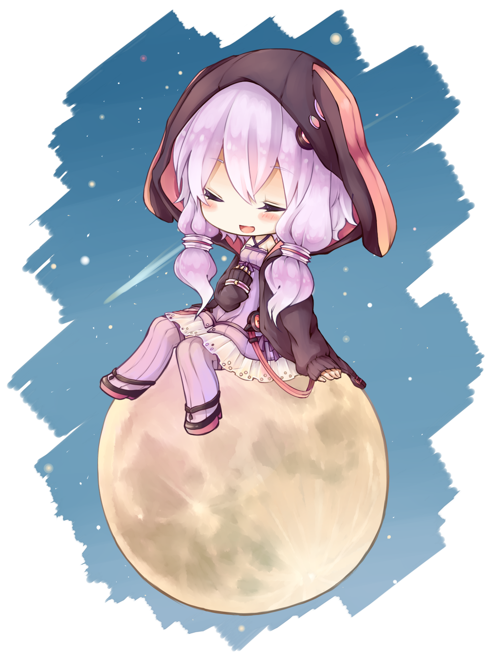 Rabbit on the Moon [Vocaloid] : r/awwnime