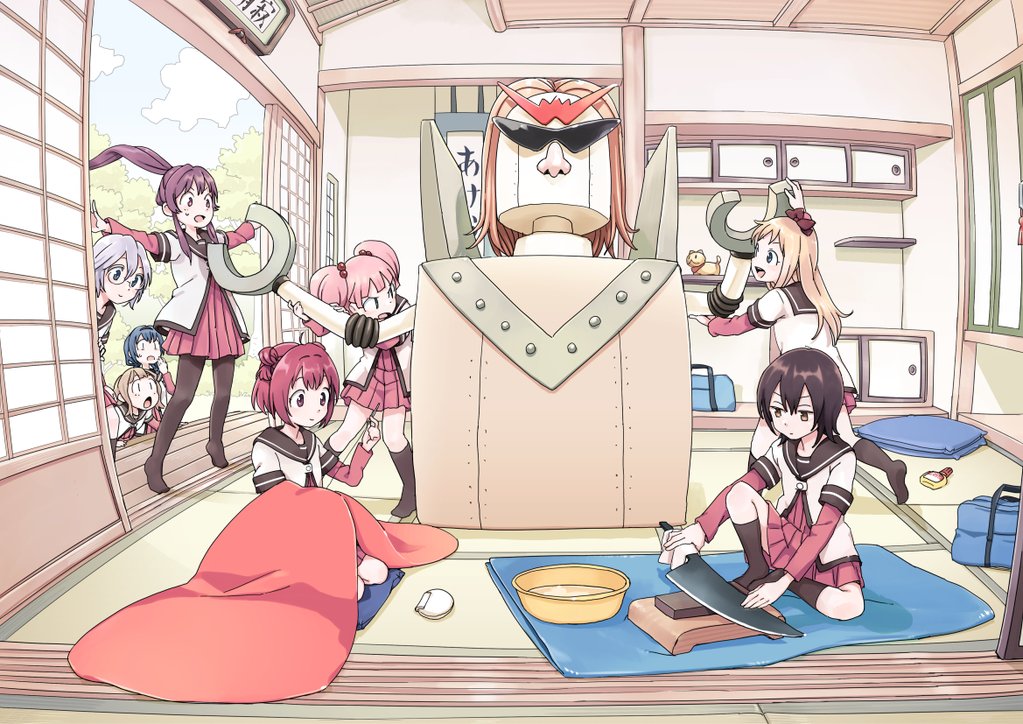 Building the robot [Yuru Yuri] : r/awwnime