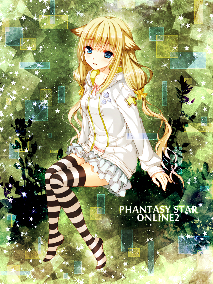 A cute smile [PSO2] : r/animelegwear