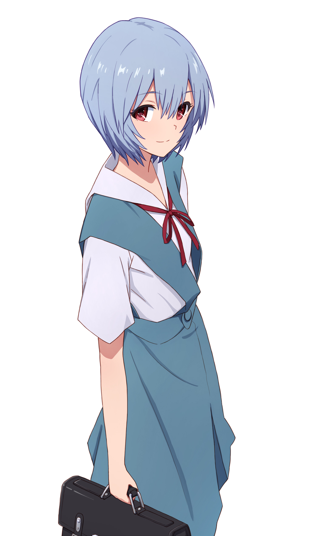Rei is... smiling? [Neon Genesis Evangelion] : r/awwnime