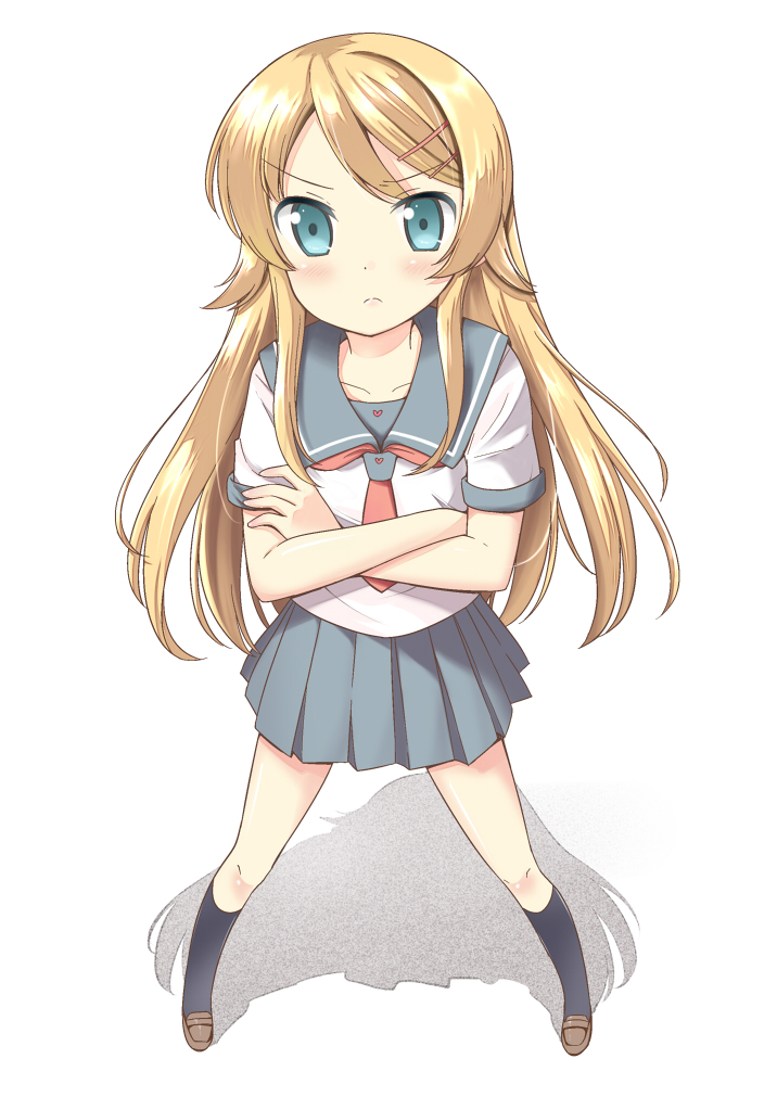 Kirino taking her usual pose. [Oreimo] : r/Tsunderes