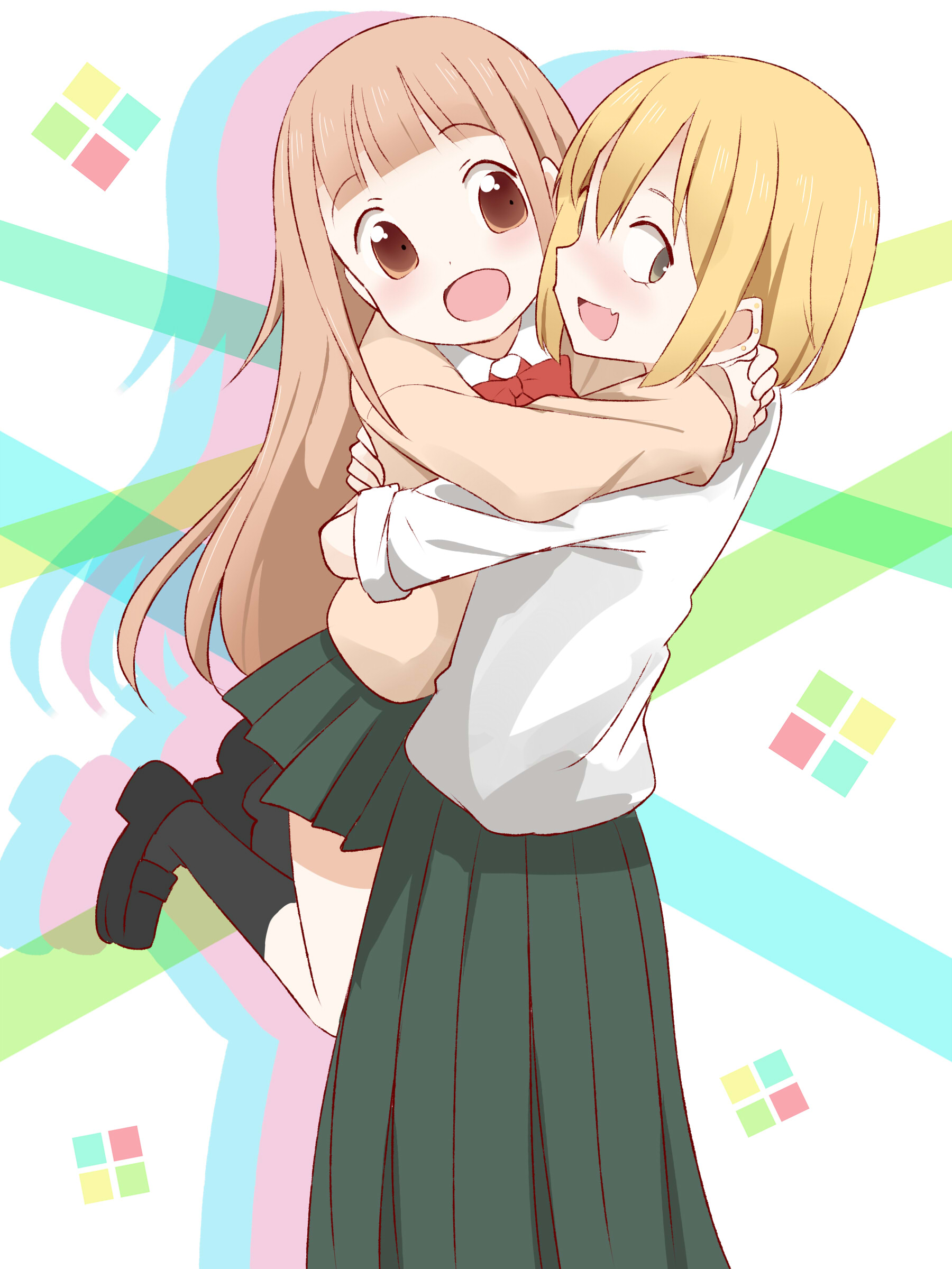 A relaxed hug [Tanaka-kun] : r/awwnime