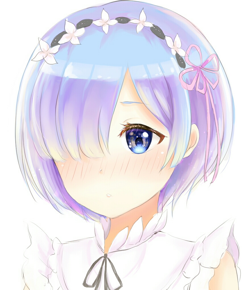 Slight blush [Re:Zero] : r/awwnime