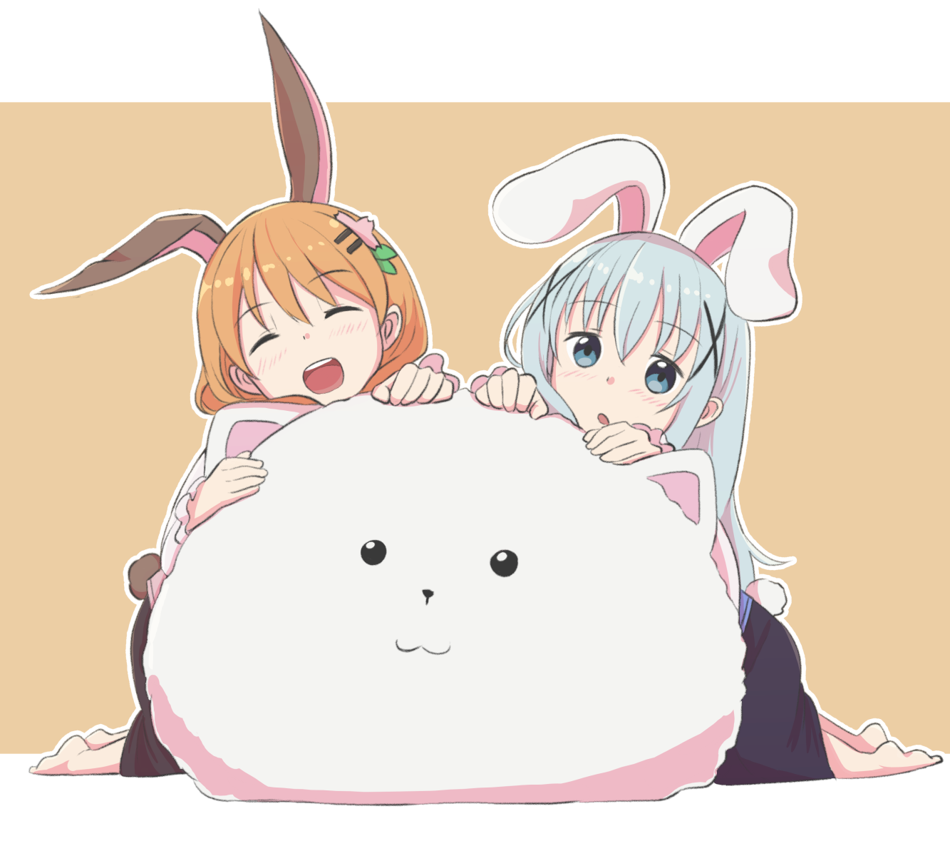 Tippy makes for a good cushion [Gochiusa] : r/awwnime