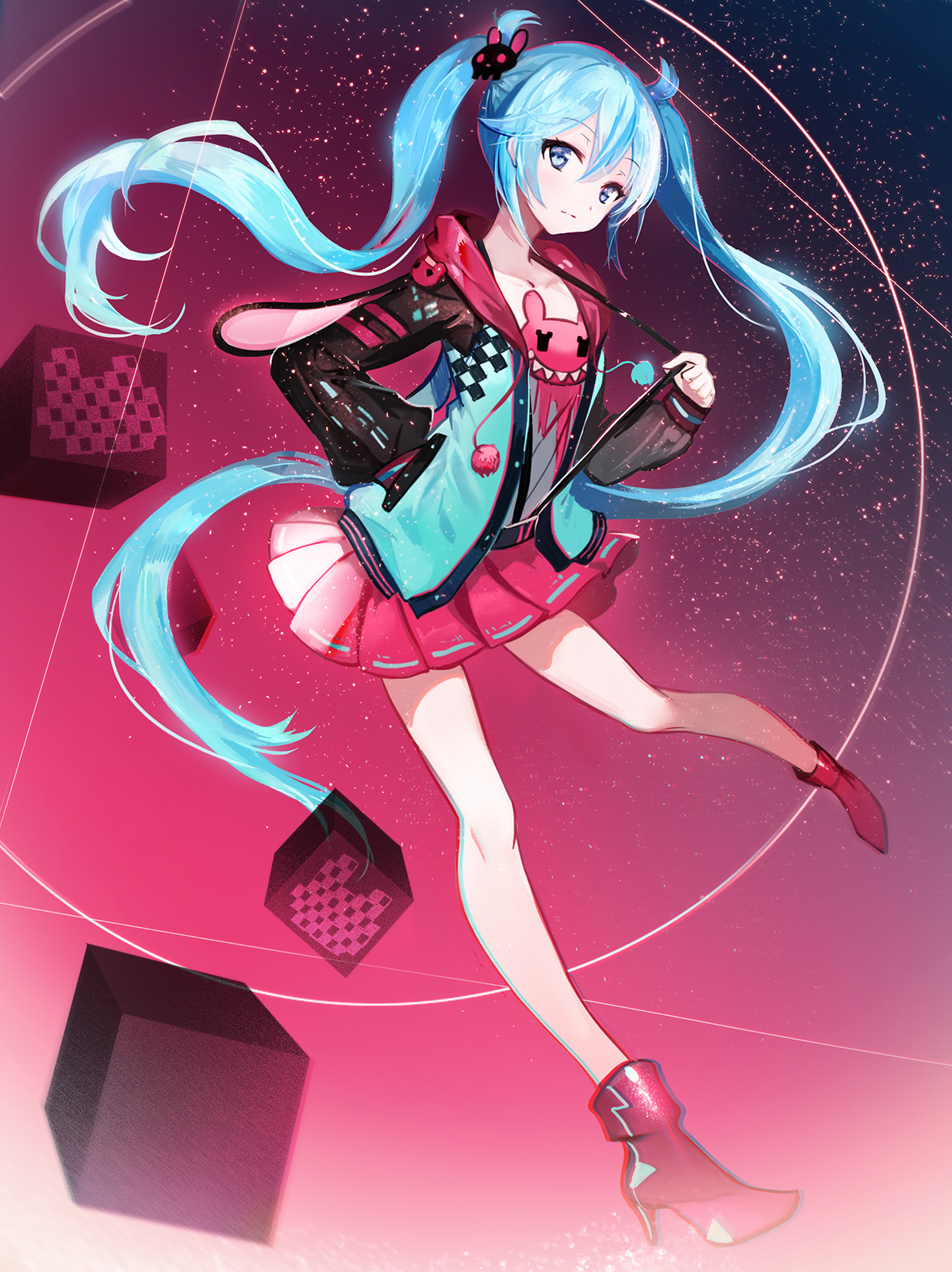 Cute jacket~ [Hatsune Miku, Vocaloid] : r/awwnime