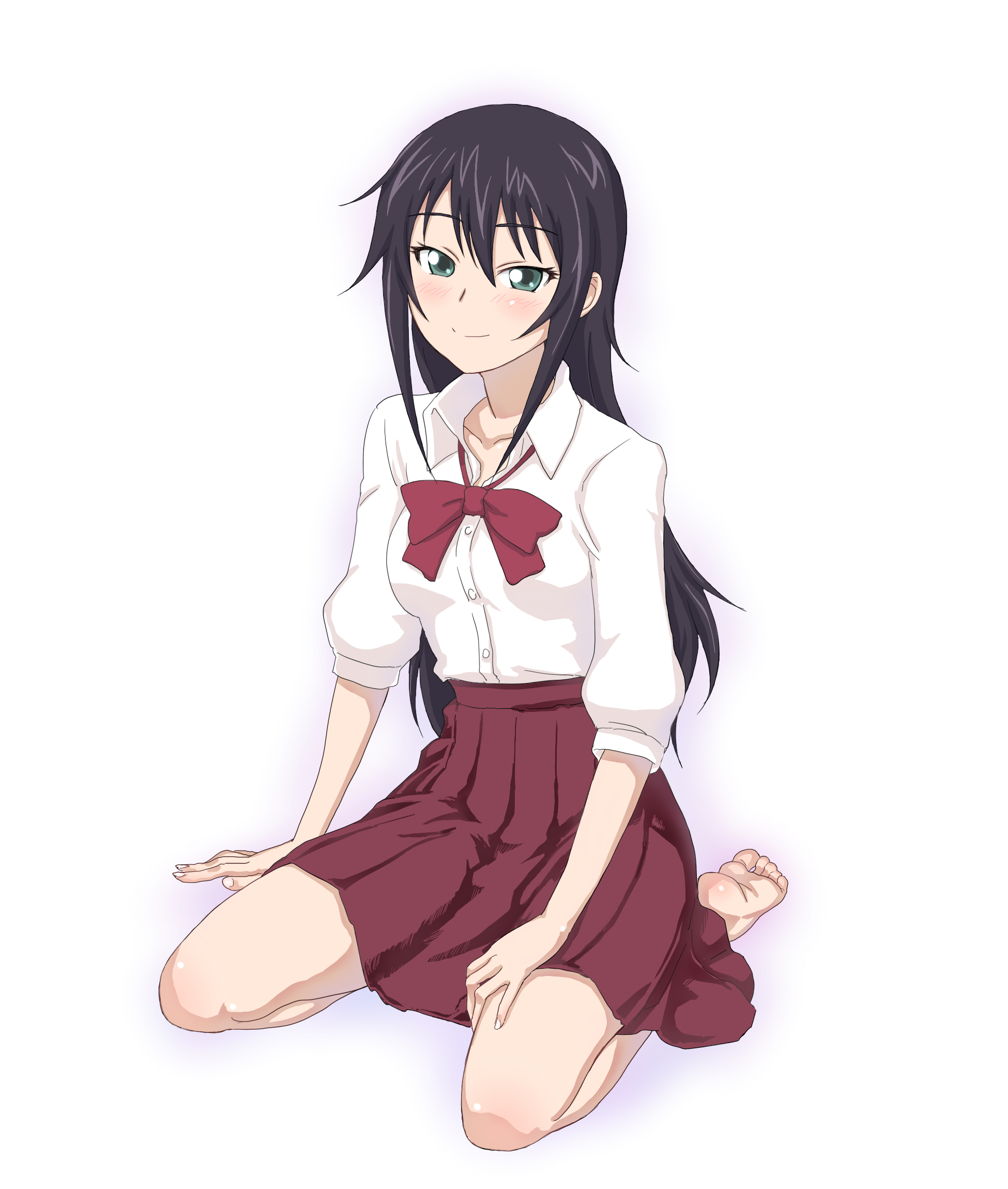 Kotori sitting seiza-style [Amaama to Inazuma] : r/awwnime