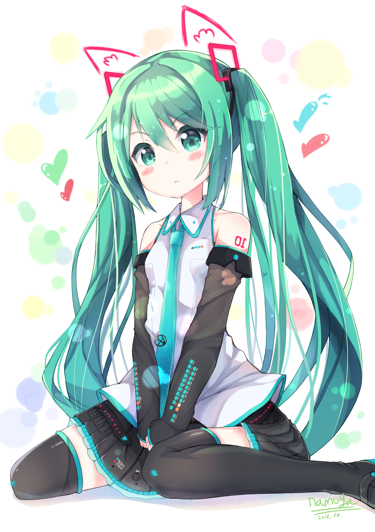 Miku-nyan [Hatsune Miku, Vocaloid] : r/awwnime