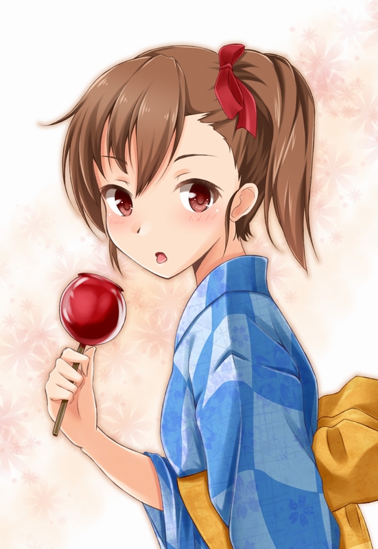 Mami's apple. [Idolmaster] : r/awwnime